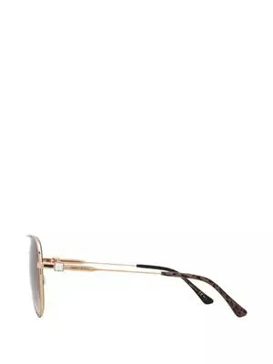 JIMMY CHOO Full Rim Aviator Sunglasses