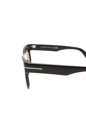 TOM FORD Rectangle-frame Sunglasses - Black