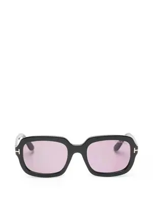 TOM FORD Lana 02 Rectangle Sunglasses - Brown