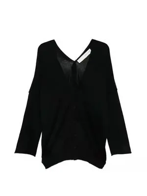 Isabel Benenato V-neck Buttoned Cardigan