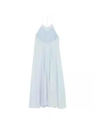 Closed Spaghetti-strap Midi Dress