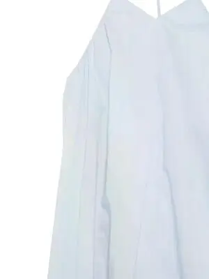Closed Spaghetti-strap Midi Dress