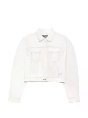 Jacquemus The Ovalo De-nîmes Denim Jacket - Neutrals