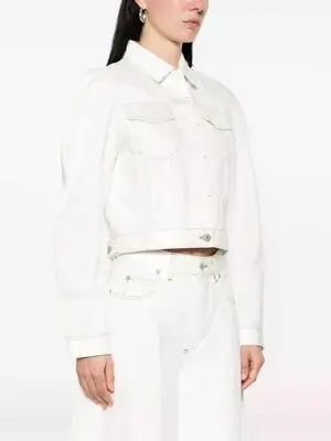 Jacquemus The Ovalo De-nîmes Denim Jacket - Neutrals