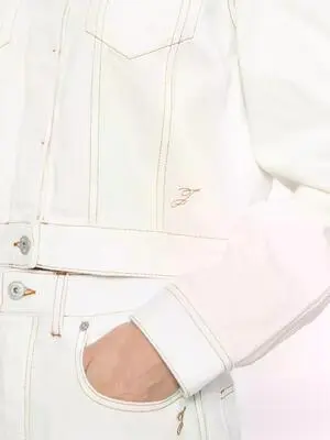 Jacquemus The Ovalo De-nîmes Denim Jacket - Neutrals