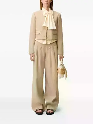 Claudie Pierlot Cropped Buttoned Jacket