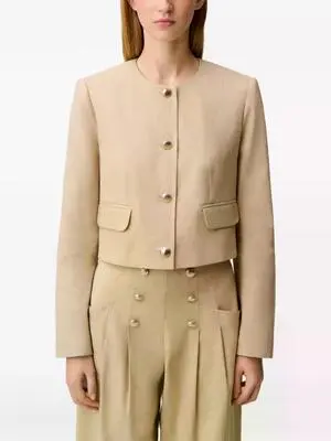 Claudie Pierlot Cropped Buttoned Jacket