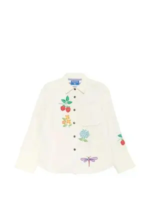 SUSANNA BLU Crisantemo Button Jacket