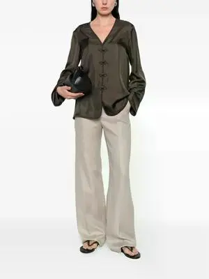 Tagliatore Wide Leg Palazzo Pants