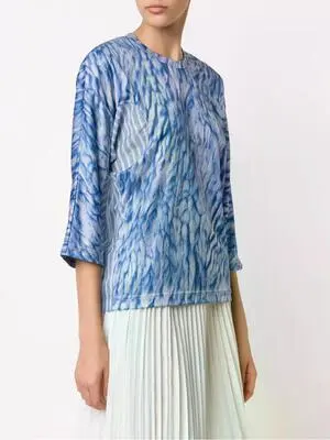 Comme Des Garçons Abstract Print Blouse
