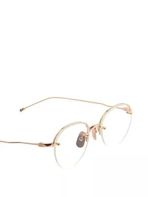 Thom Browne Round-frame Glasses - Pink