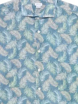 ORIAN Leaf-print Shirt