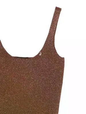 Liu Jo Shimmer Tank Top - Brown
