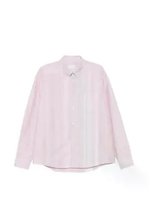A.p.c. Striped Pocket Shirt - Red