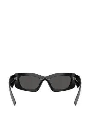 Prada Geometric-frame Sunglasses - Black