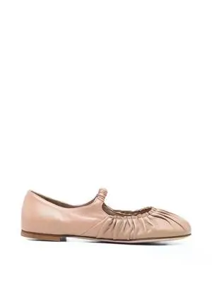 LORENA PAGGI Ballet Flats With Ruched Detailing
