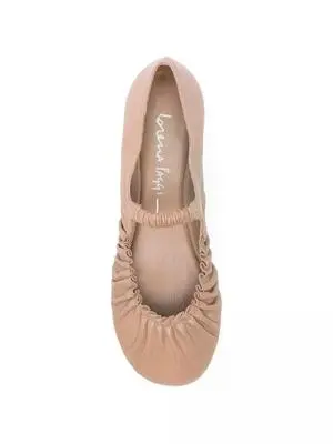 LORENA PAGGI Ballet Flats With Ruched Detailing