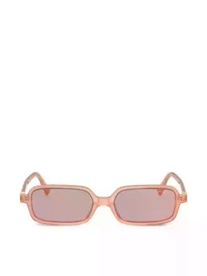 Miu Miu Rectangle-frame Sunglasses - Pink