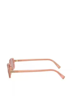 Miu Miu Rectangle-frame Sunglasses - Pink
