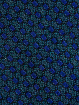 Zegna Geometric-patterned Neck Tie