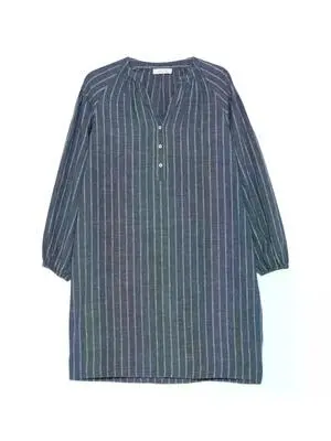 JCSOPHIE Striped Mini Dress With Buttons