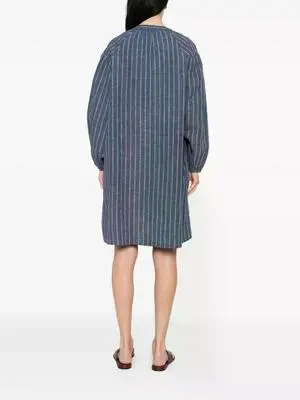 JCSOPHIE Striped Mini Dress With Buttons