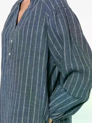 JCSOPHIE Striped Mini Dress With Buttons