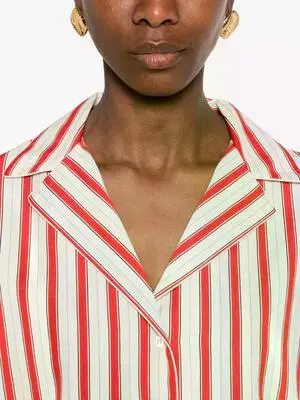 FORTE_FORTE Striped Shirt - Neutrals