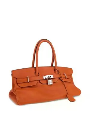Hermès 2004 Birkin Leather Shoulder Bag - Orange