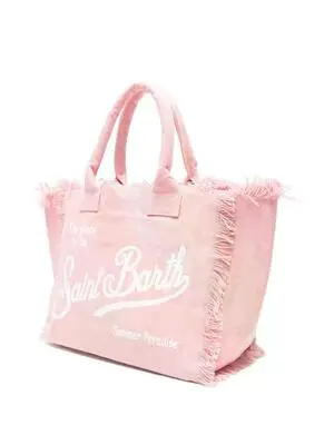 MC2 SAINT BARTH Vanity Fringed Tote Bag - Pink