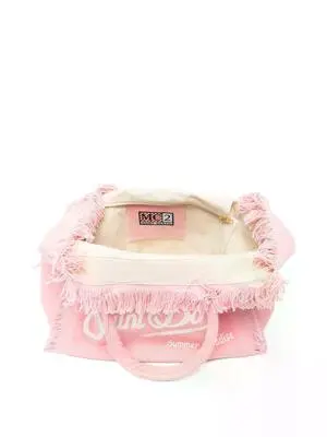 MC2 SAINT BARTH Vanity Fringed Tote Bag - Pink