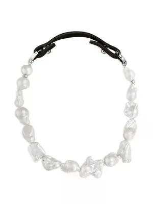 Obsidian Pearl Necklaces