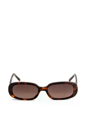 KALEOS Stirling Rectangle Sunglasses - Brown