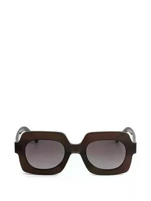 KALEOS Beaumier Oversized Sunglasses - Brown