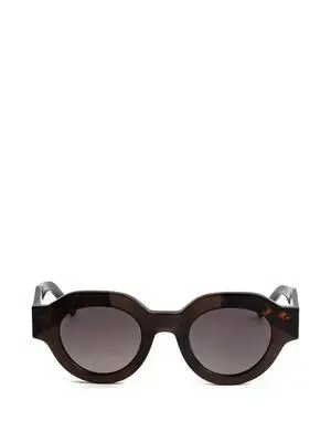 KALEOS Travers Round-frame Sunglasses - Brown