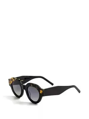KALEOS Travers Round Sunglasses - Black