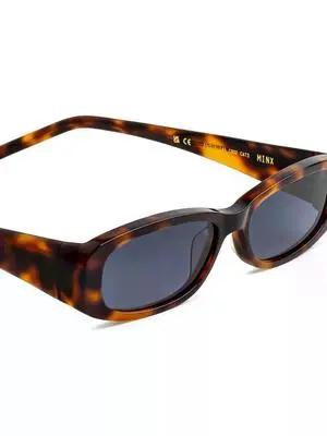 KALEOS Minx Rectangle Sunglasses - Brown