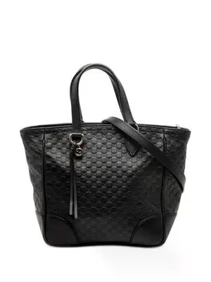 Gucci 2000-2015 Small Micro Guccissima Bree Satchel