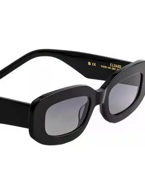 KALEOS Eluard Rectangle-frame Sunglasses - Black
