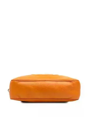 Gucci 2016-2025 Leather Soho Chain Shoulder Bag - Orange