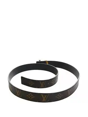 LOUIS VUITTON 2019 Monogram Initiales Reversible Belt