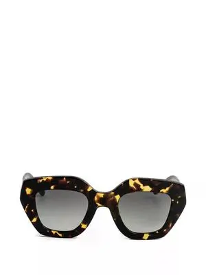 KALEOS Halsey Geometric Sunglasses - Brown