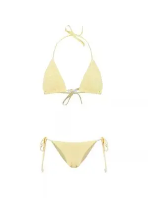 Hunza G Gina Beaded Bikini - Yellow