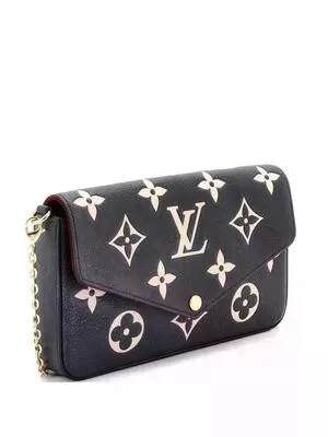 LOUIS VUITTON Felicie Pochette Bicolor Monogram Empreinte Giant