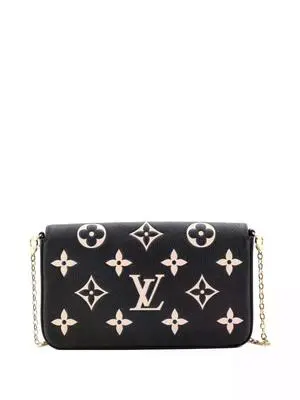 LOUIS VUITTON Felicie Pochette Bicolor Monogram Empreinte Giant