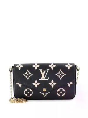 LOUIS VUITTON Felicie Pochette Bicolor Monogram Empreinte Giant