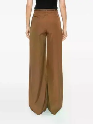 Max Mara Belt-loops Trousers - Brown