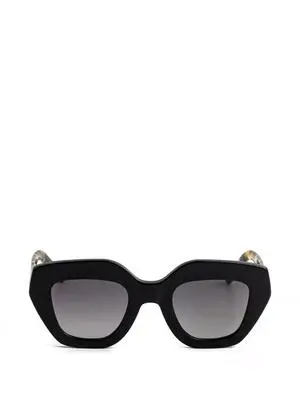 KALEOS Halsey Geometric Sunglasses - Black