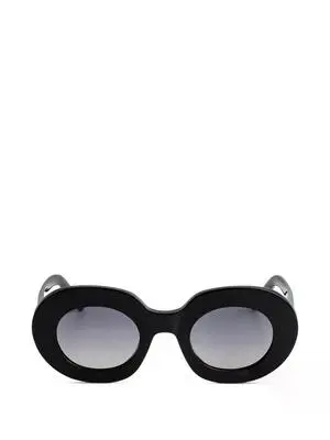 KALEOS Oval-frame Sunglasses - Black