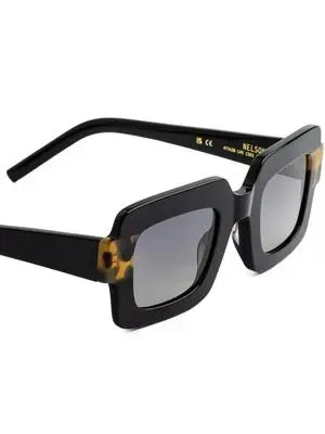 KALEOS Nelson Square Sunglasses - Black